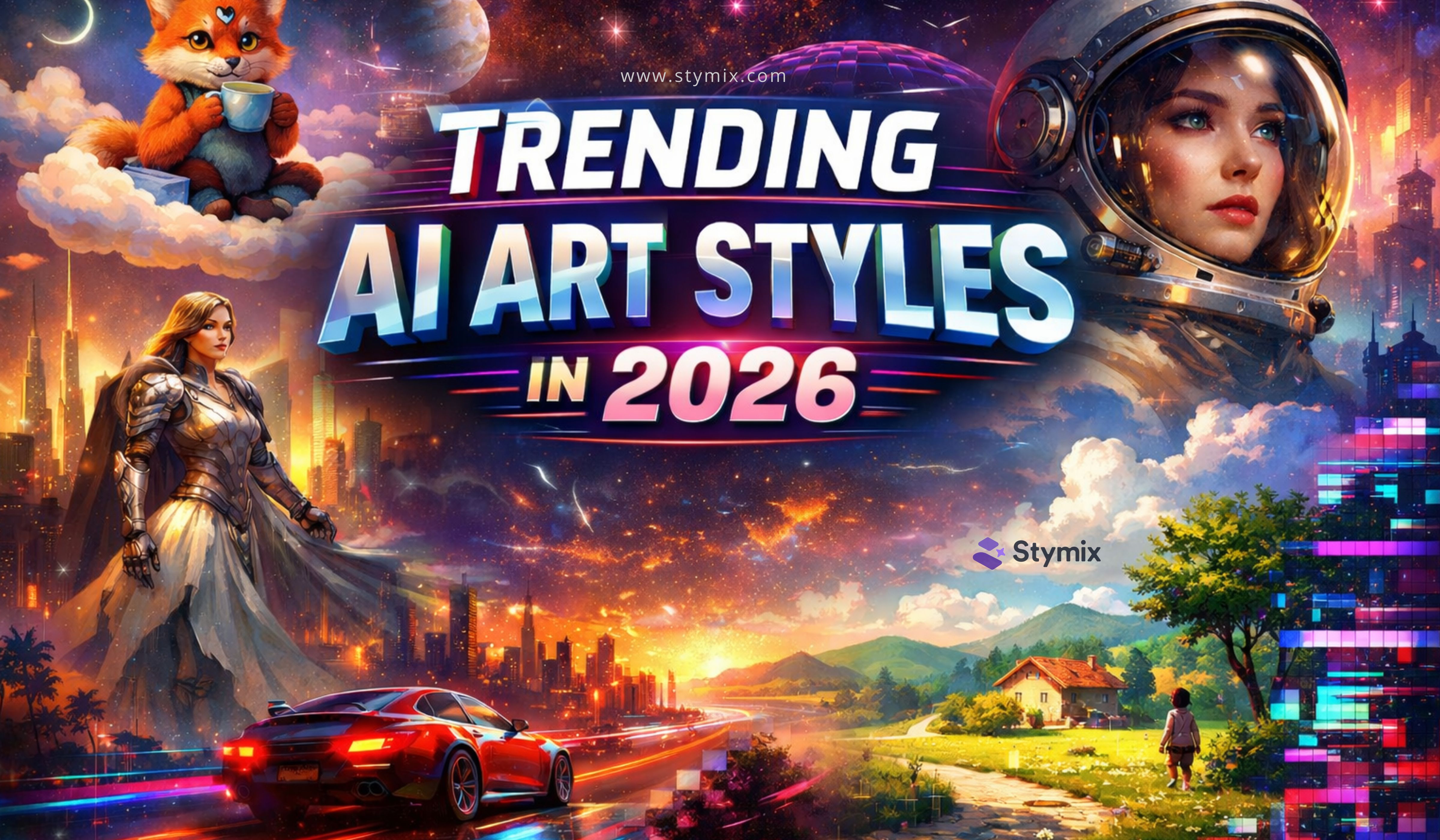Trending AI Art Styles For 2026: Create Visuals Like a Pro | Stymix